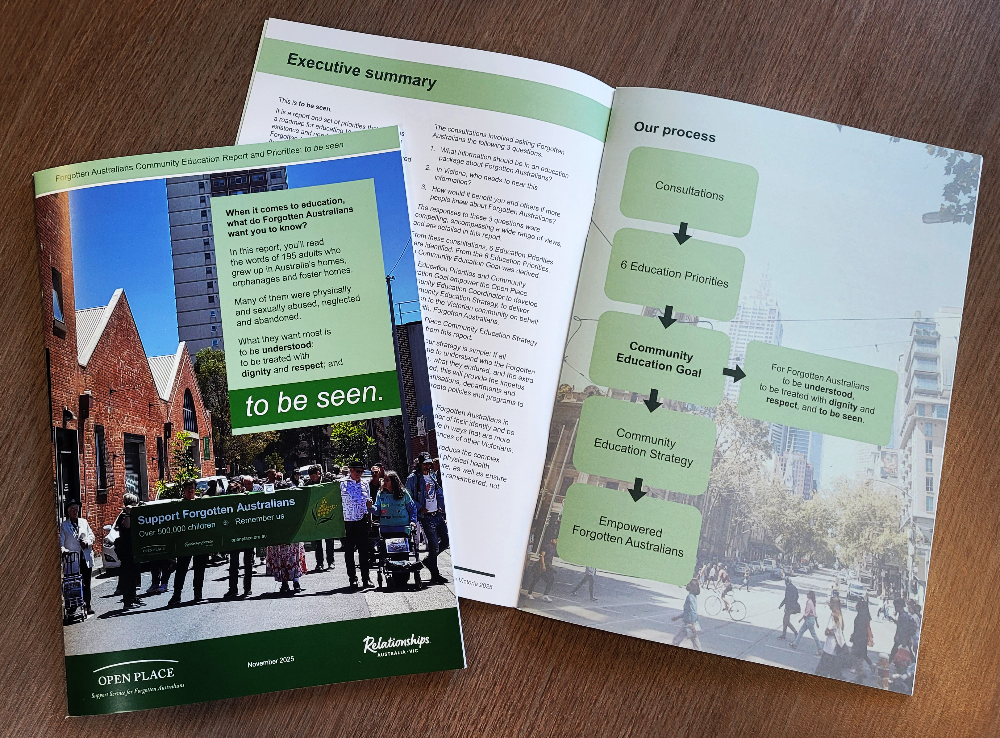to be seen | Open Place - Support Service for Forgotten Australians